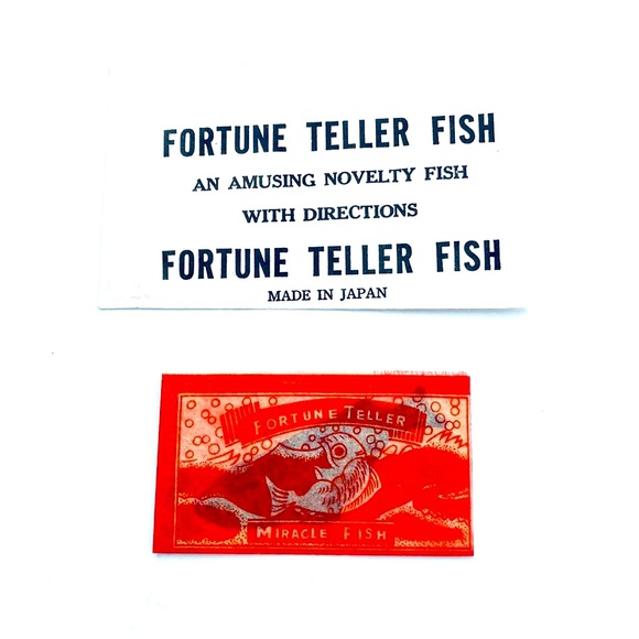 Vintage | Toys | Vintage Fortune Telling Fish Toy Japanese | Poshmark